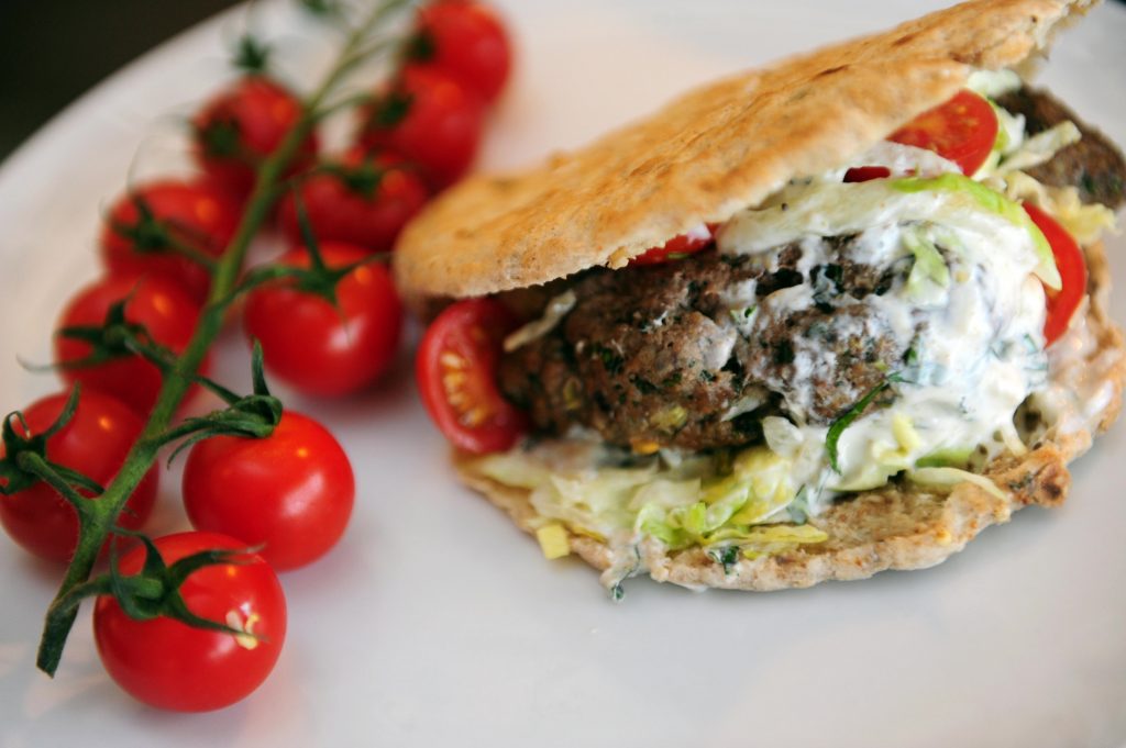 Lamb Kofta in Pitta Pockets | ILoveCooking