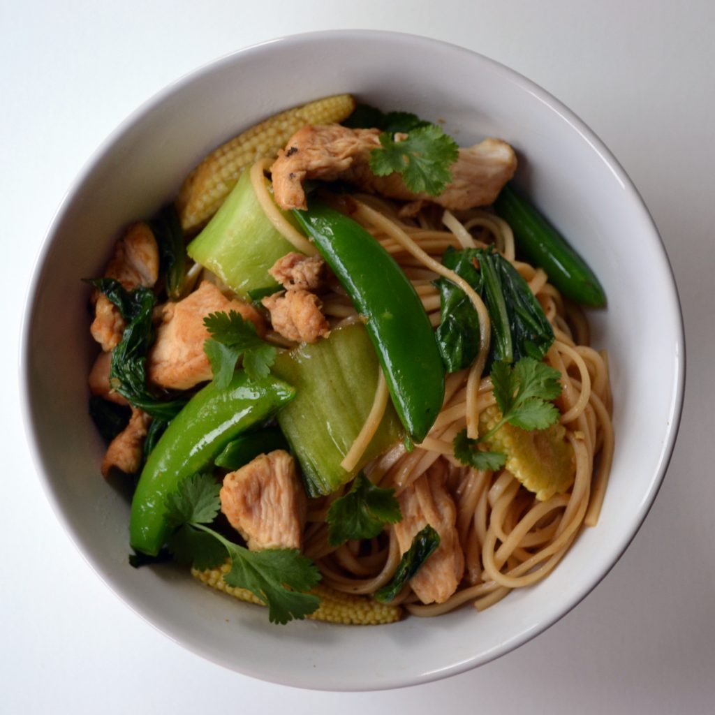 Honey Soy Chicken Noodles | ILoveCooking